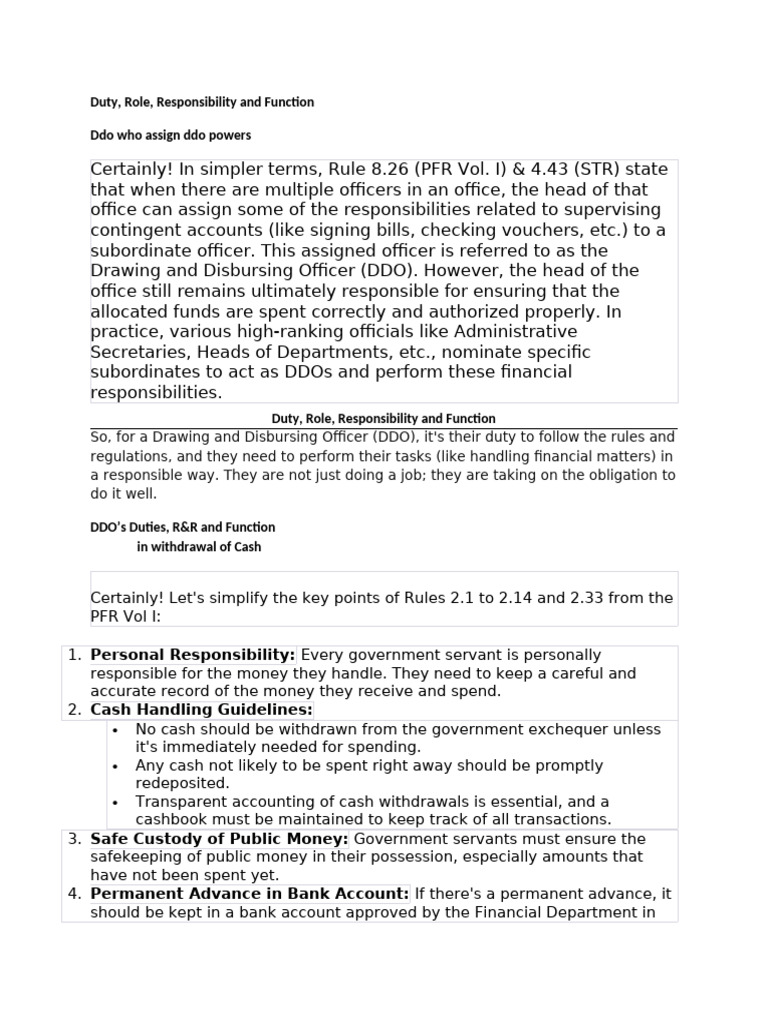 Duty Ddo | PDF