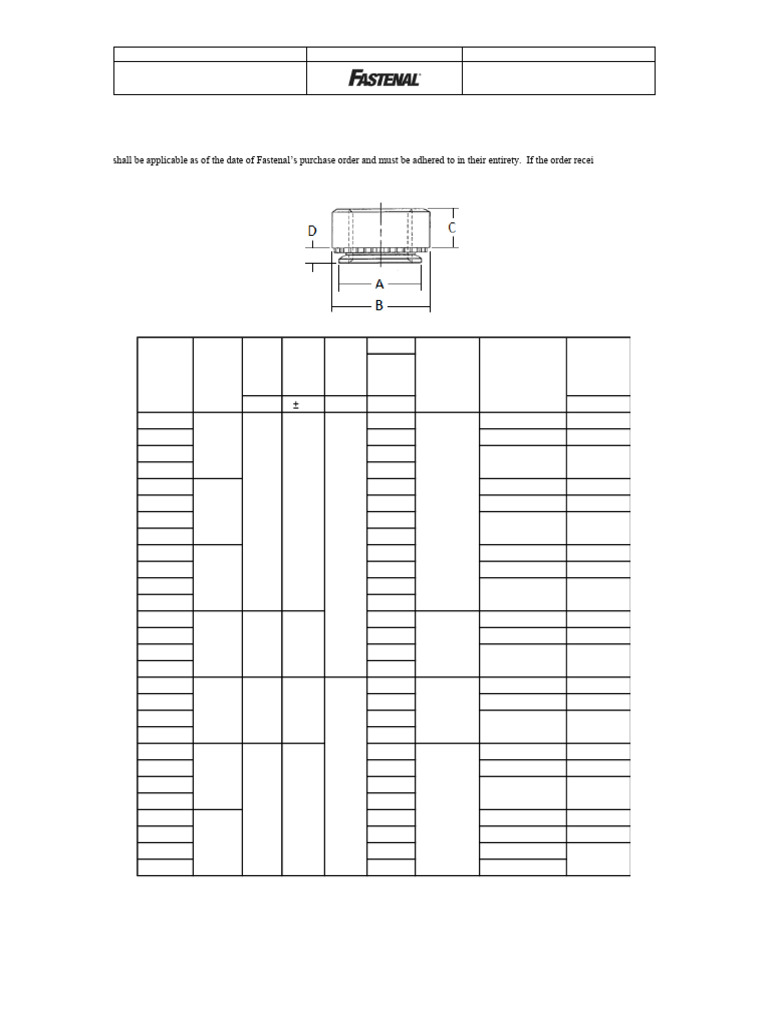 Pem Insert Specs | PDF