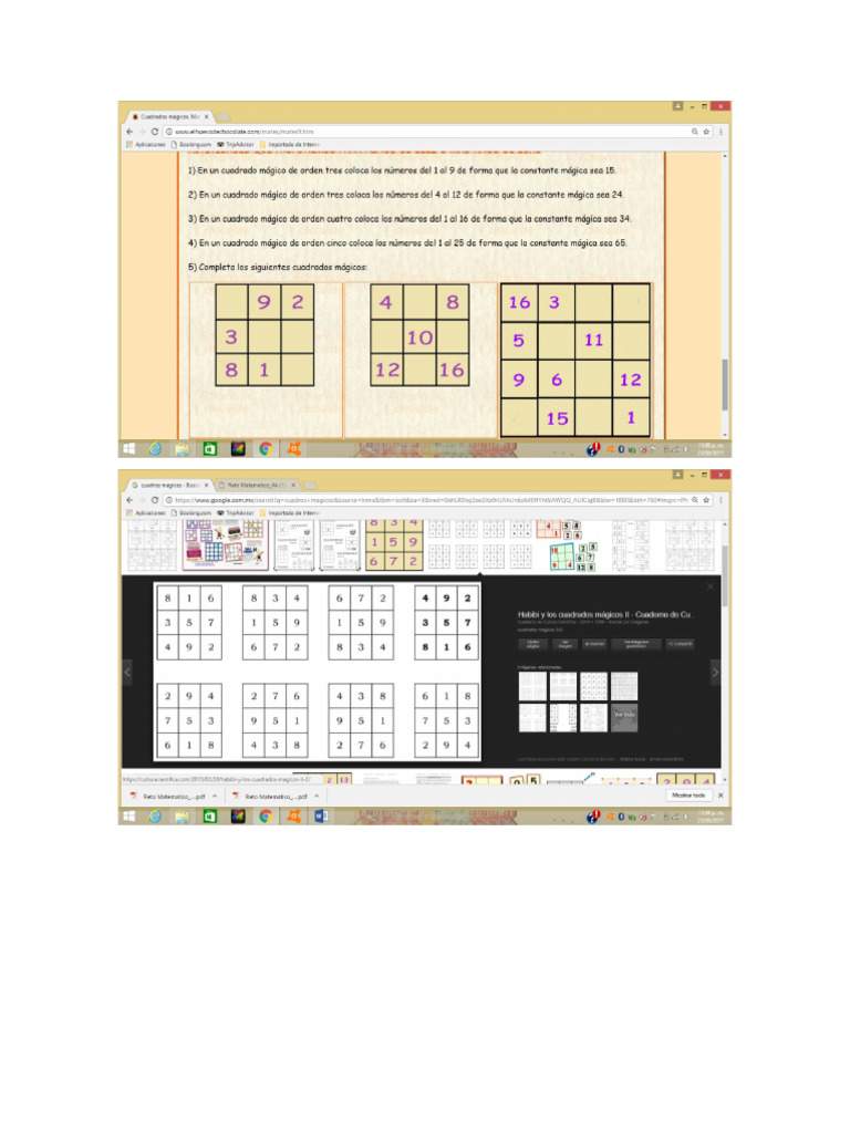 Cuadros Magicos | PDF