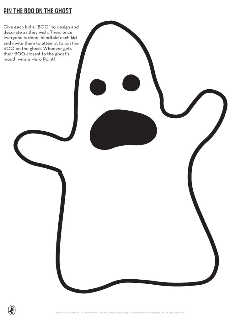 Pin The Boo On The Ghost | PDF