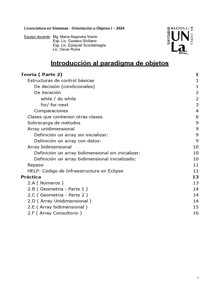 OO1-2024-Guia Nro 2 (Introduccion Al Paradigma - Parte 2) | PDF