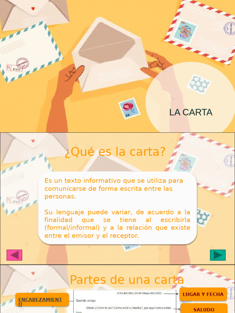 LA CARTA 2° Básico | PDF