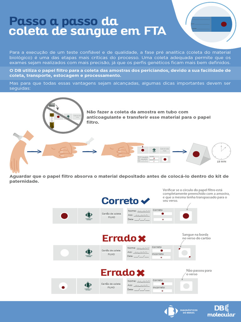 Dbmol Instrucaocoleta Fta 2 | PDF