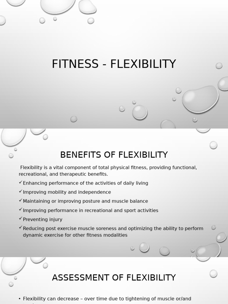 Fitness - Flexibility | PDF