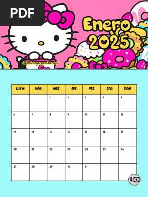 Calendario De Hello Kitty Para Marzo De 2015