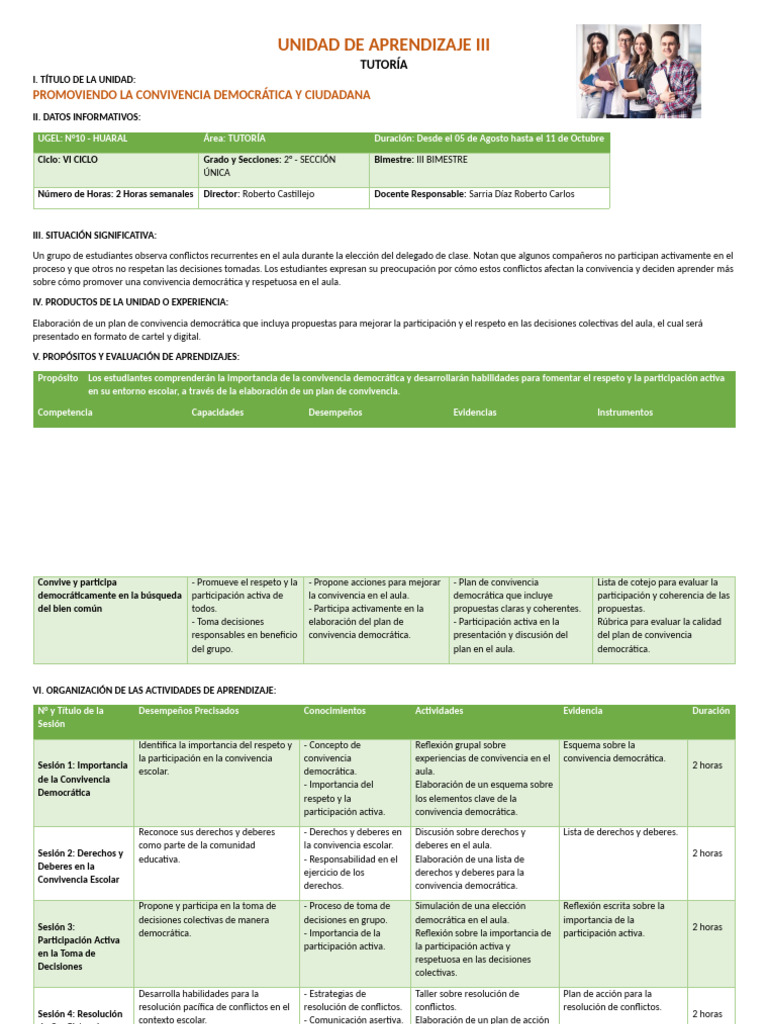 Unidad de Aprendizaje Iii | PDF