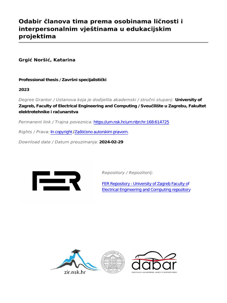 Tim I Timski Rad | PDF