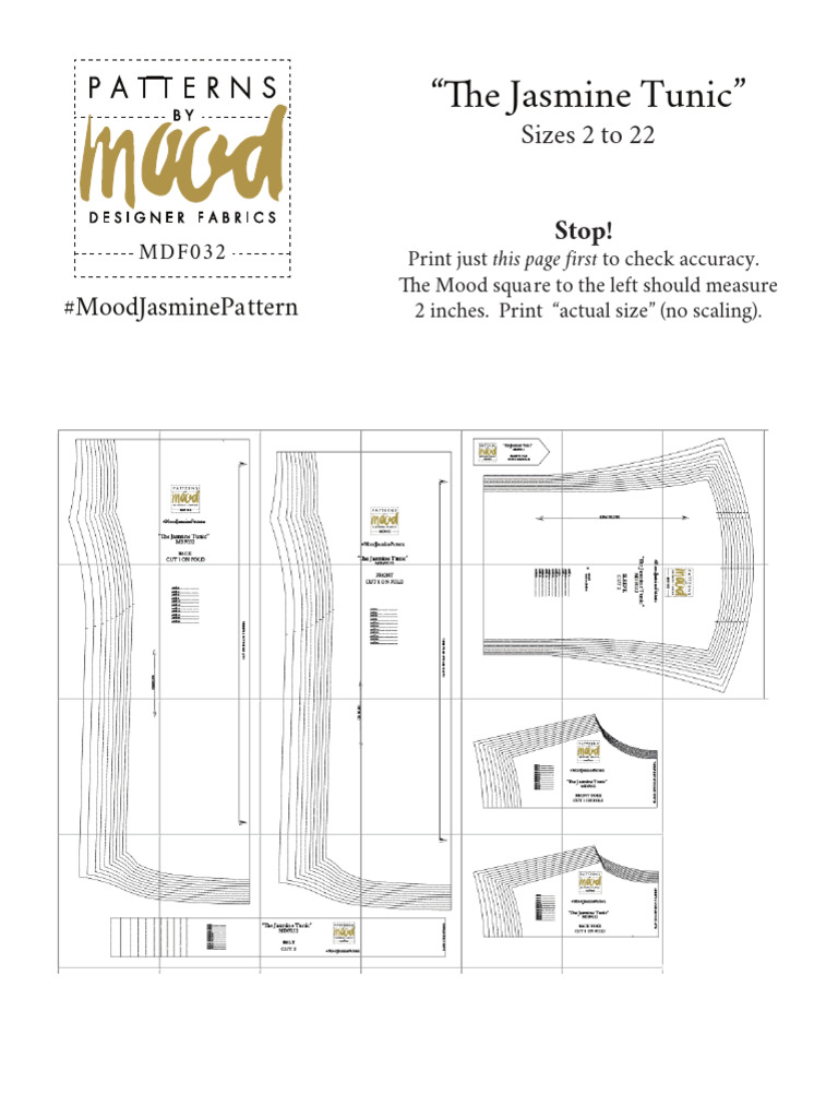 MDF032 Jasmine Pattern | PDF