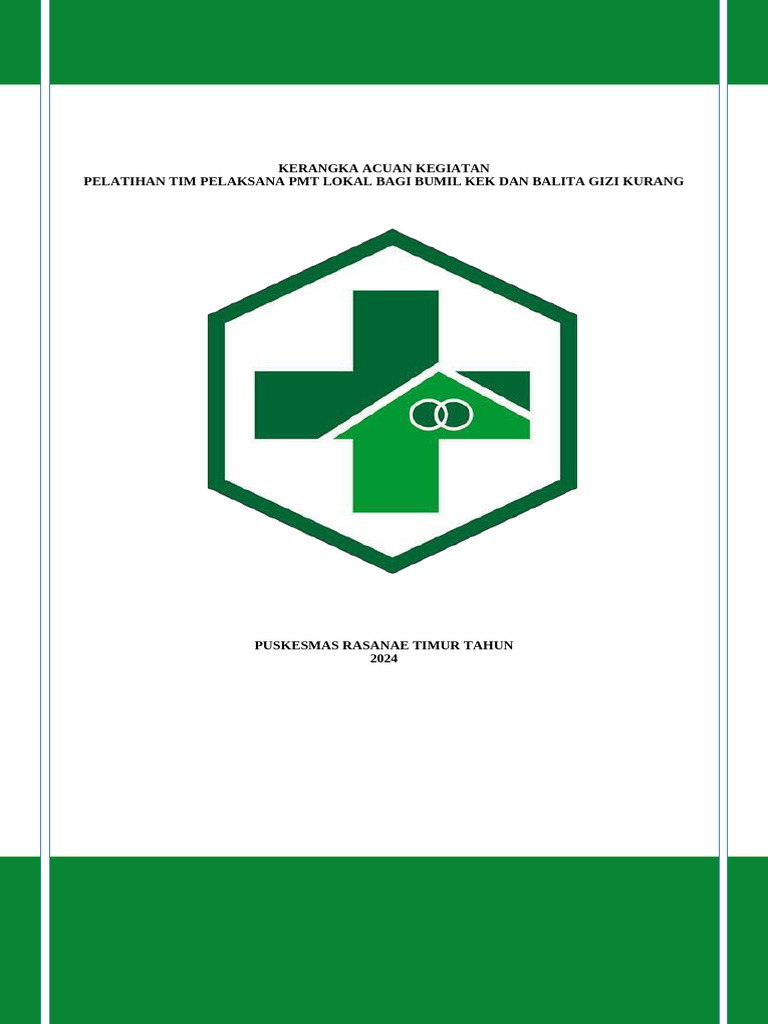 Tor Kak Tim Pembuatan PMT Lokal | PDF