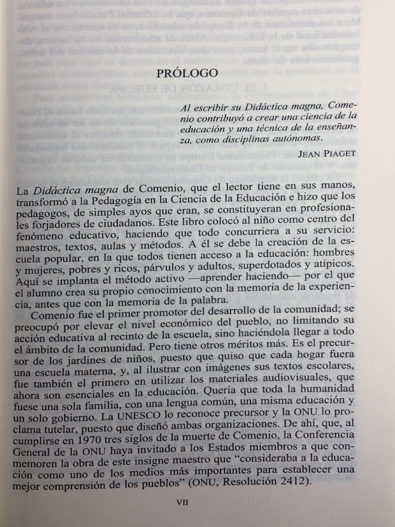 Prólogo Didáctica Magna - Juan Amós Comenio-1 - 230228 - 135023 | PDF
