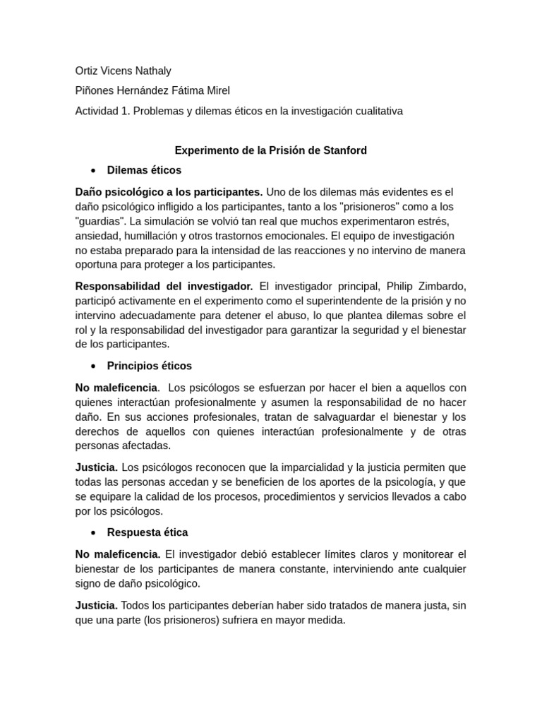 Actividad 1. Problemas y Dilemas Éticos | PDF