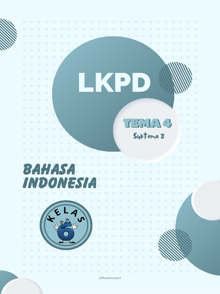 LKPD Bhs. Indo Tema 4 Sub 3 KLS 6 | PDF