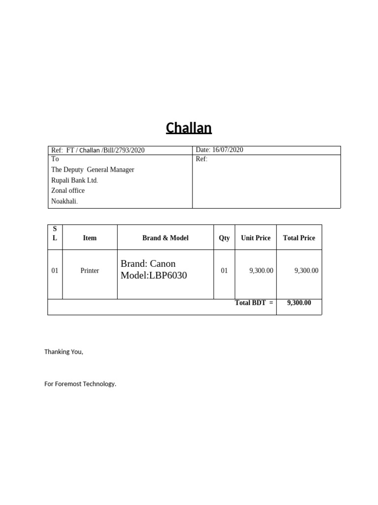 Chalan | PDF