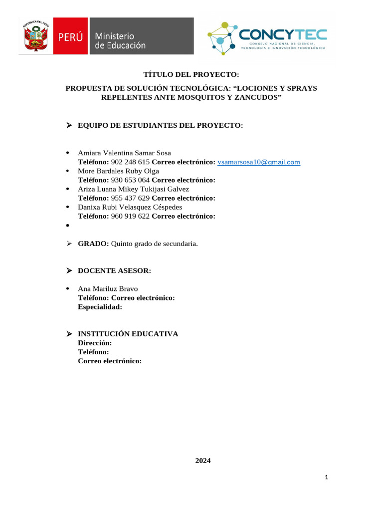 Proyecto EUREKA 2024 | PDF