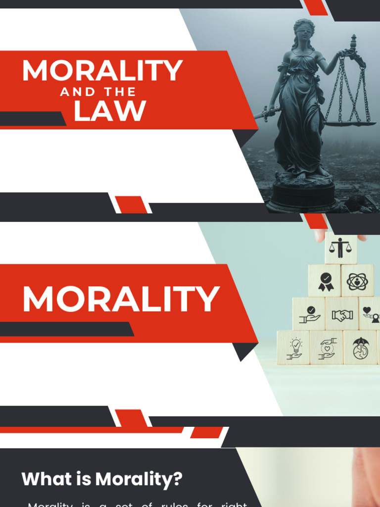 Morality and The Law | PDF | Crimes | Social Science