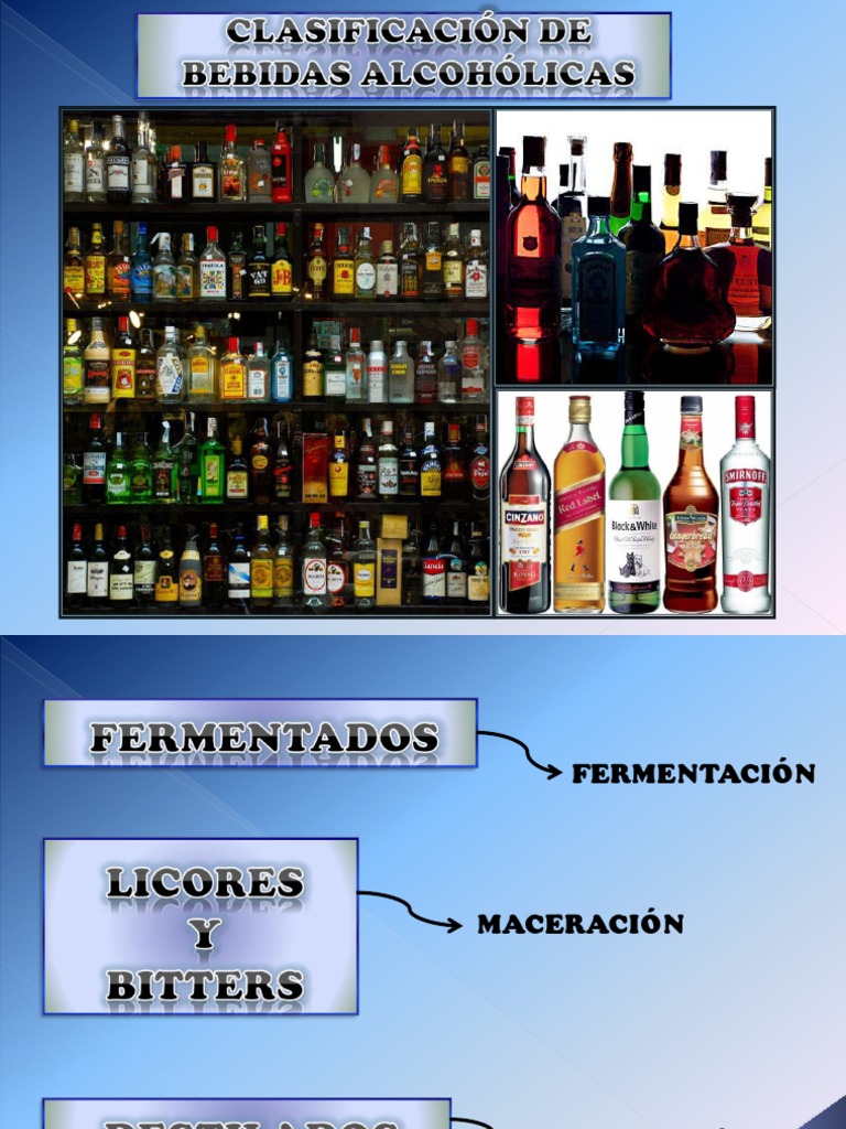 Clasificacion de Bebidas, Clase 5 | PDF | Bebidas alcohólicas | Vino