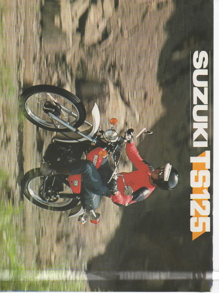 Suzuki Ts 125 B Brochure 1977 | PDF