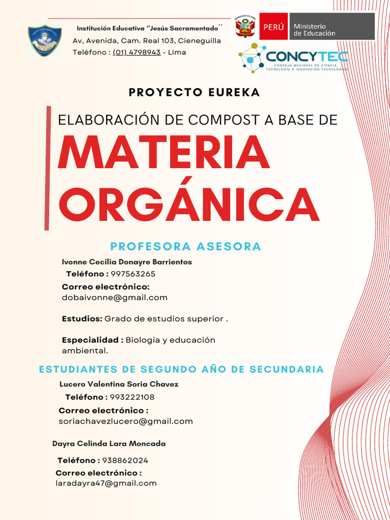 Documento A4 Propuesta de Proyecto Eureka 2024 | PDF