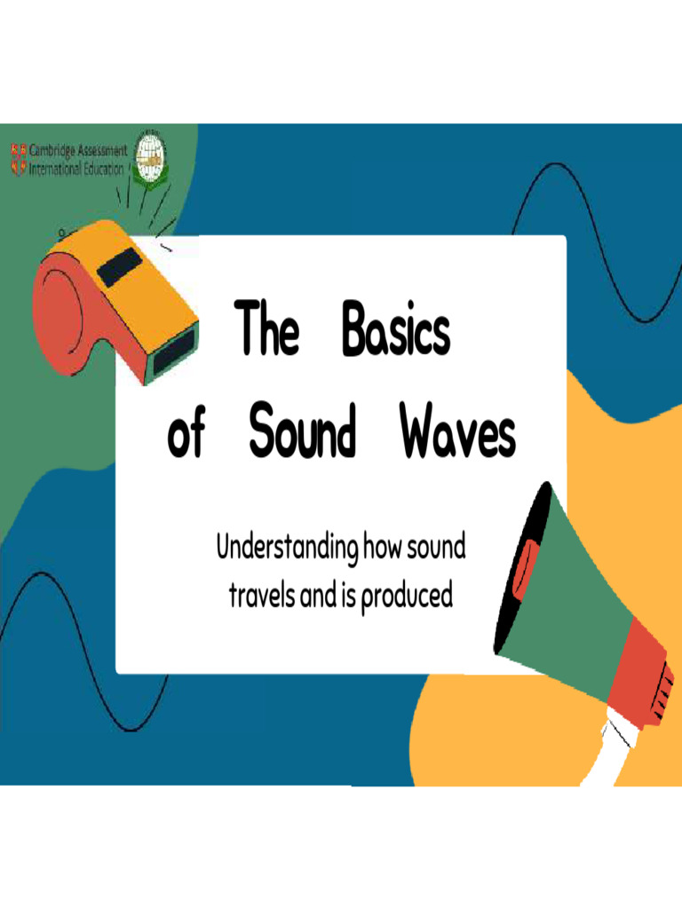 The Basics of Sound Waves (Chapter 2) | PDF The Basics of Sound Waves (Chapter 2) | PDF