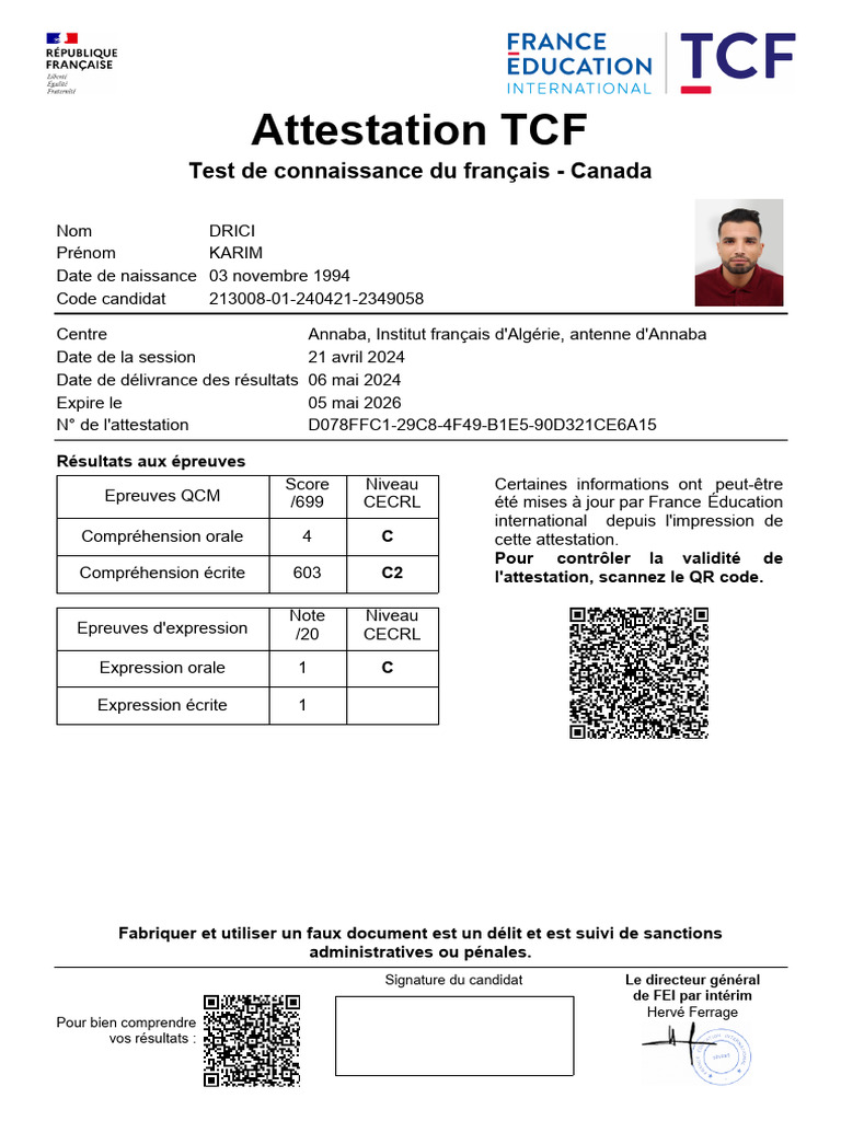 TCF Canada 2P (G) | PDF