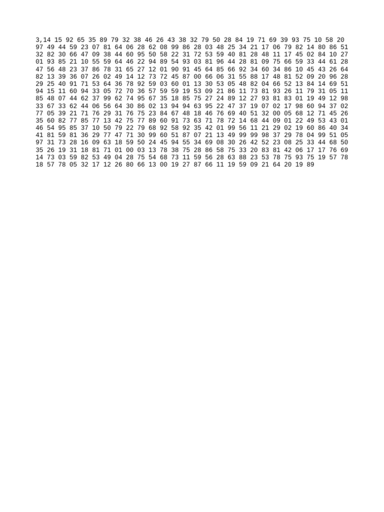 Pi | PDF