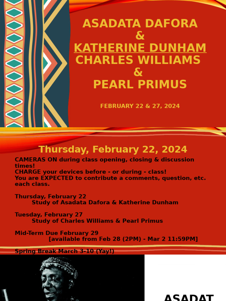 6 Asadata Dafora Katherine Dunham-1 | PDF