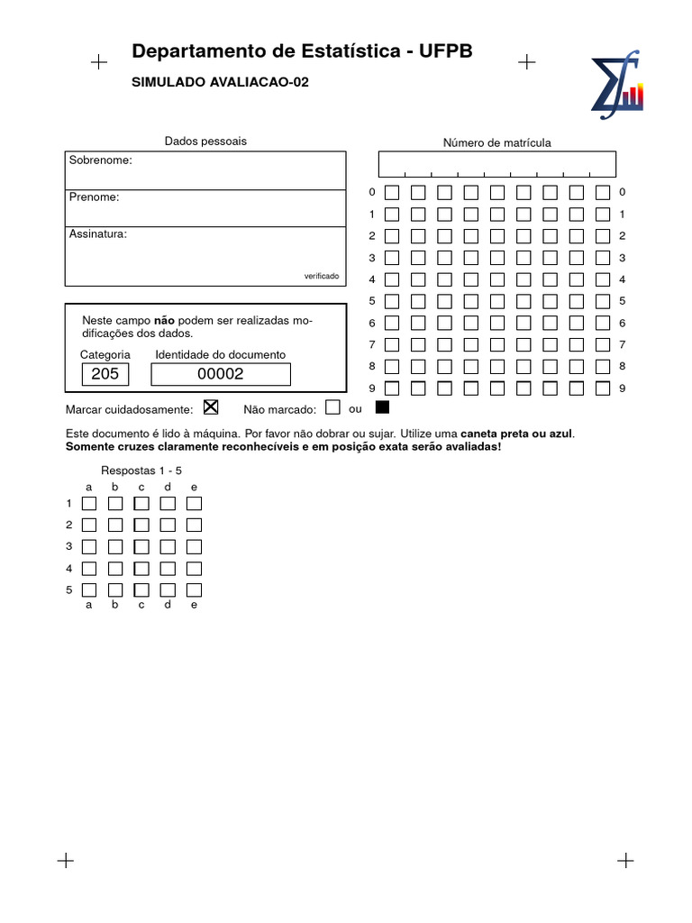 Simulado 02 - Avaliao 02 | PDF