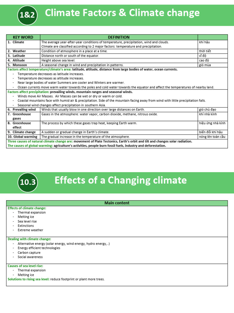 Sci 6 - Vocab (Topic 10) | PDF