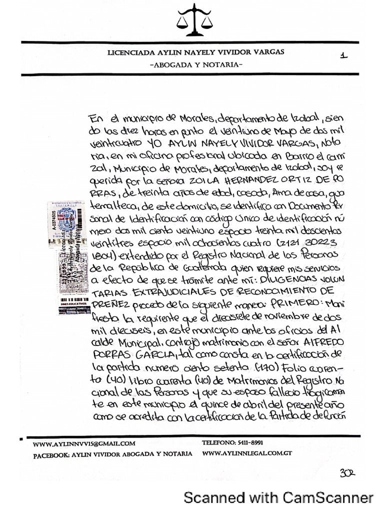 Documentos Varios Notarial | PDF