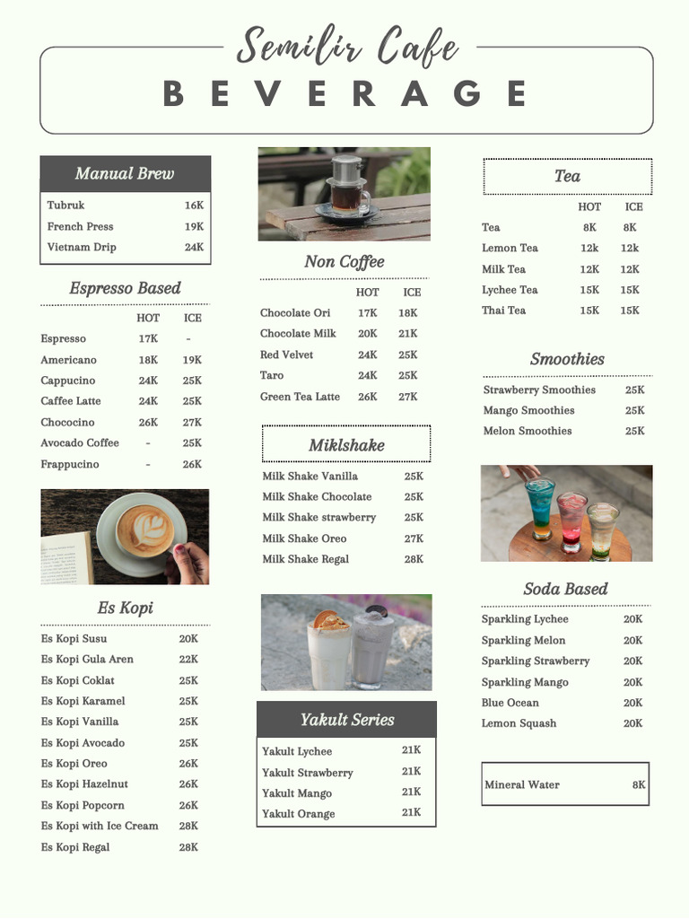 Semilir Cafe 2023 | PDF