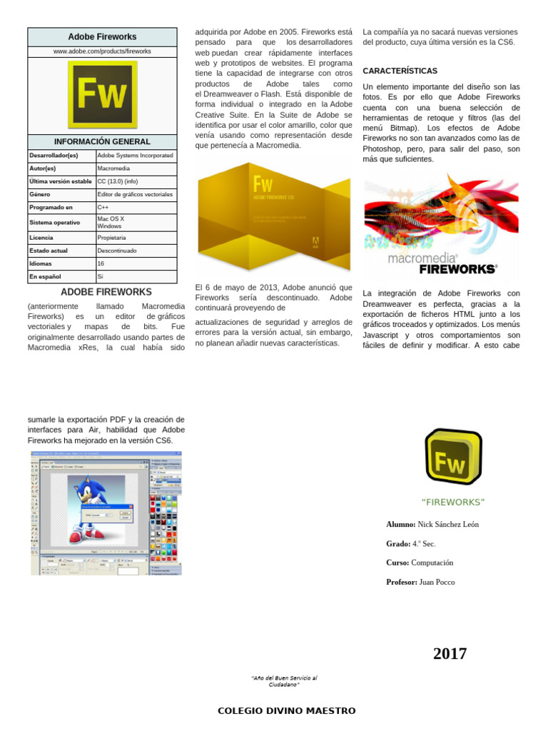 trip Adobe Fireworks | PDF