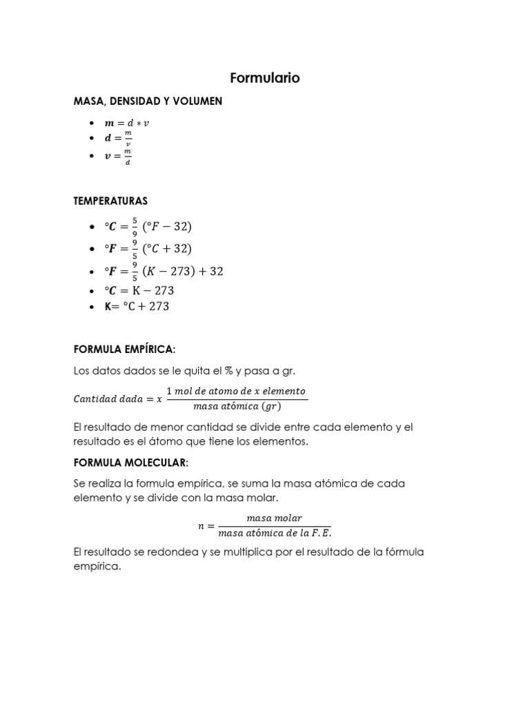 Formulario | PDF