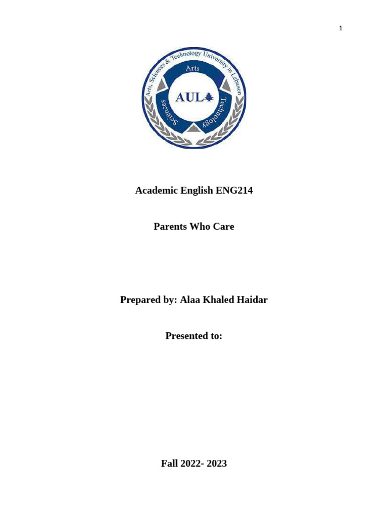 Assignment 1 - Alaa Haidar - EnG214 | PDF
