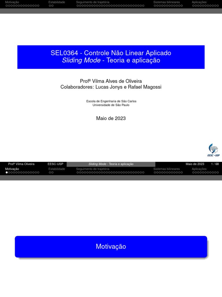 Aula Sliding Mode | PDF