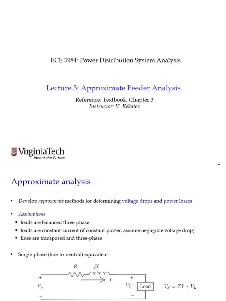 03 Approximate Feeder Analysis | PDF