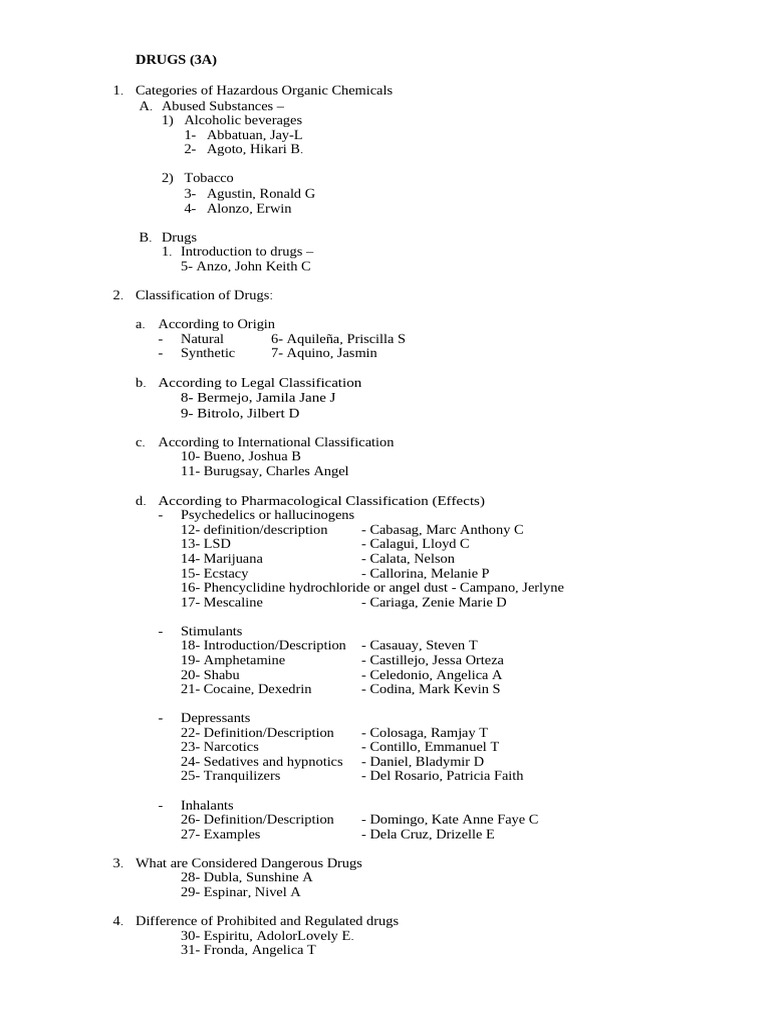 3A-Drugs-Report | PDF