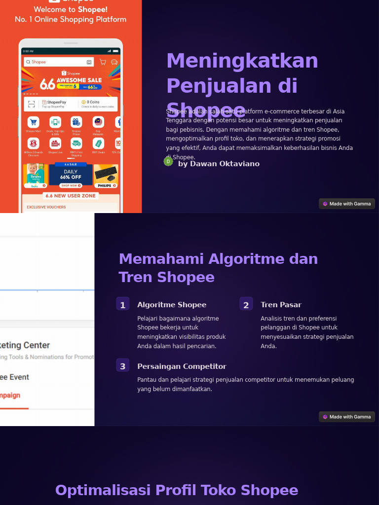 Meningkatkan Penjualan Di Shopee | PDF