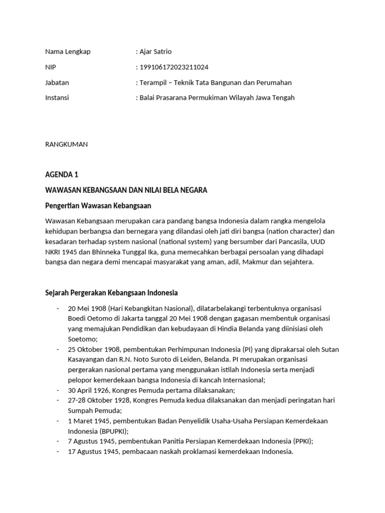 Ajar Satrio - BPPW Jawa Tengah | PDF Ajar Satrio - BPPW Jawa Tengah | PDF