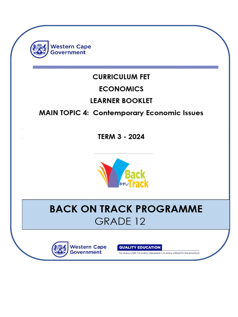 Grade 12 Economics: Inflation Issues | PDF | Inflation | Consumer Price ...