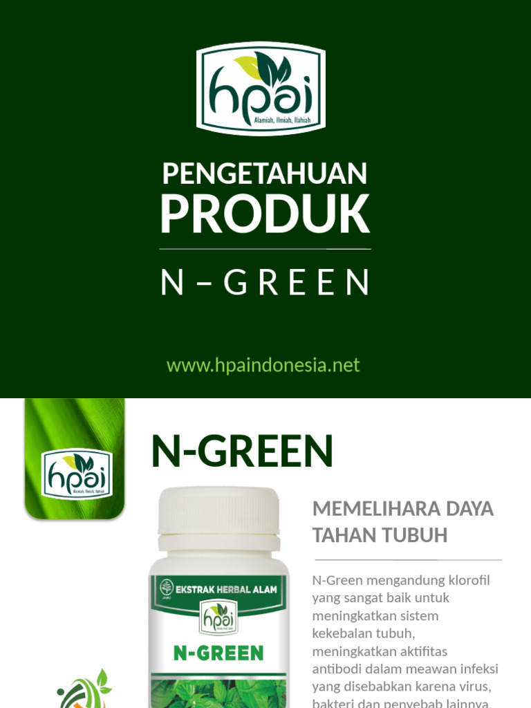 Pengetahuan Produk N-Green | PDF