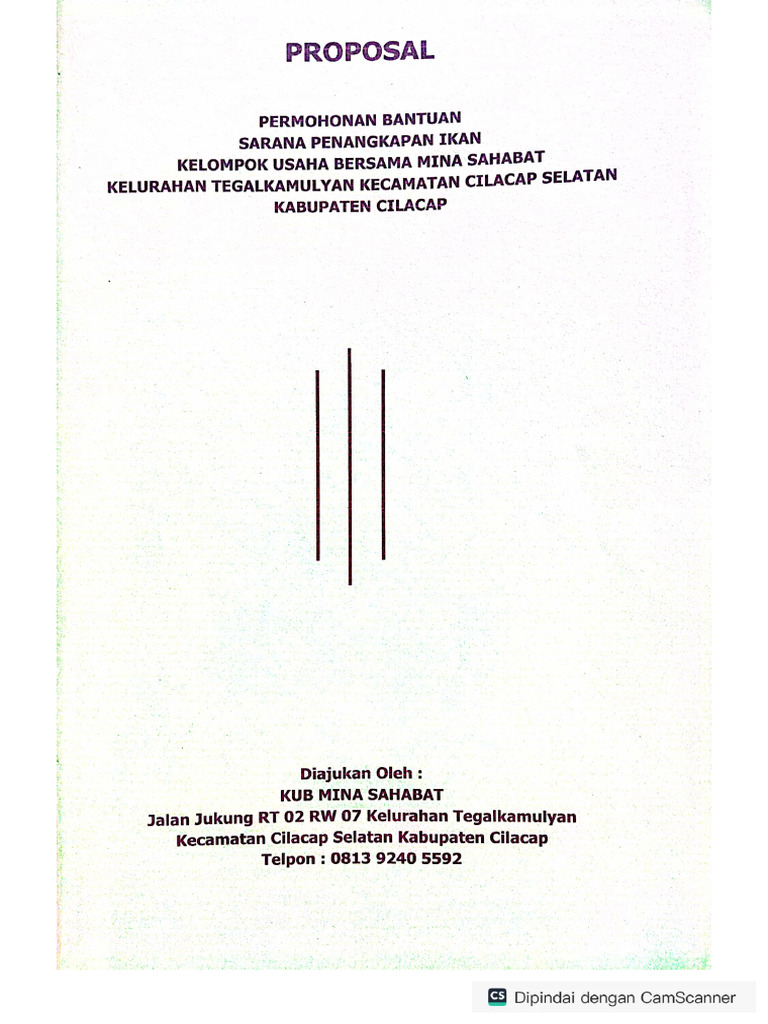 proposal KUB mina sahabat | PDF