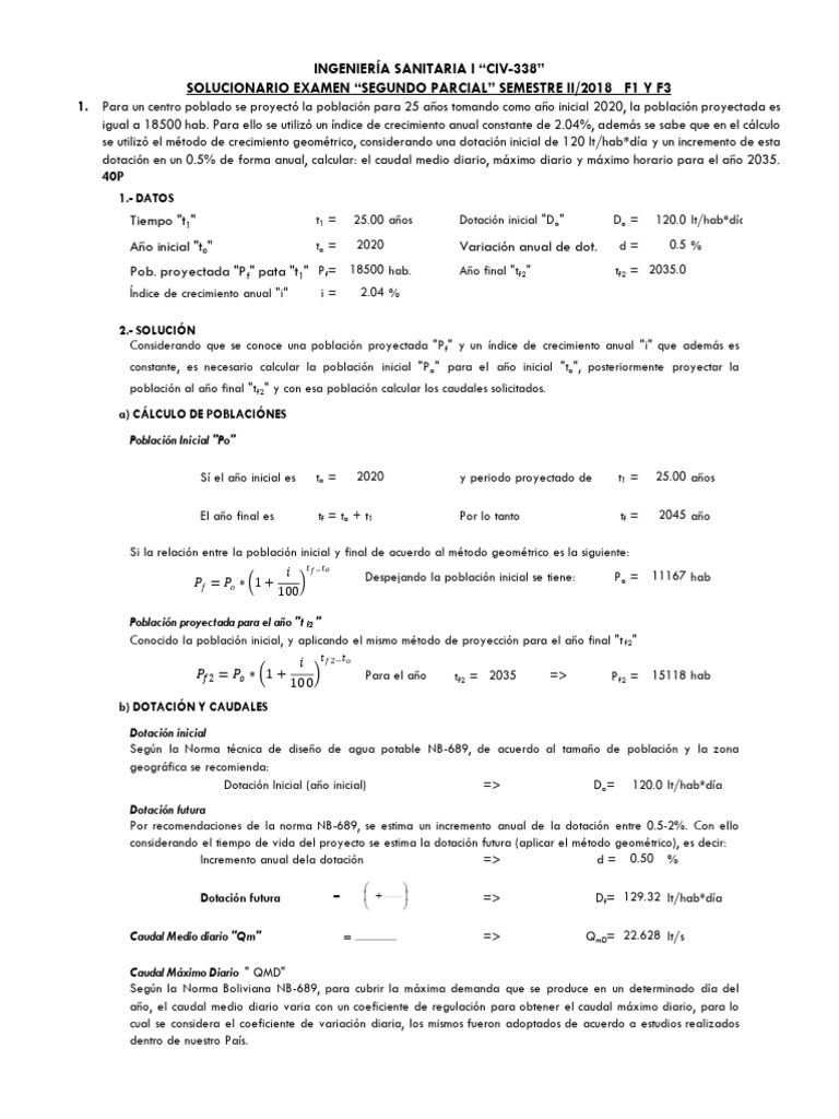 Sol - Examen Metodo Hardy Cross | PDF
