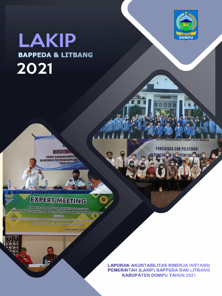 Lakip Bappeda & Litbang Kab. Dompu Tahun 2021 | PDF