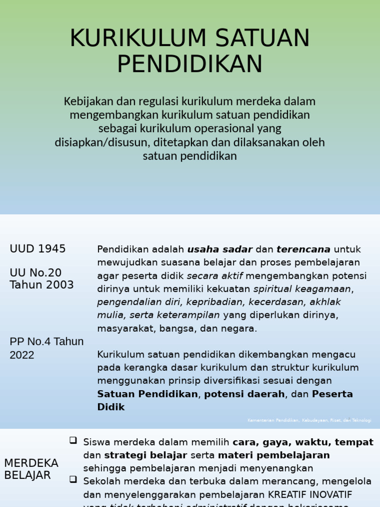 Kurikulum Merdeka KOSP | PDF