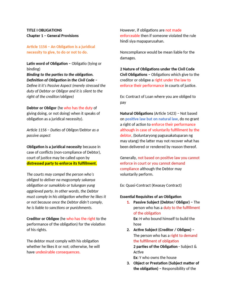 Article 1156-1178 | PDF