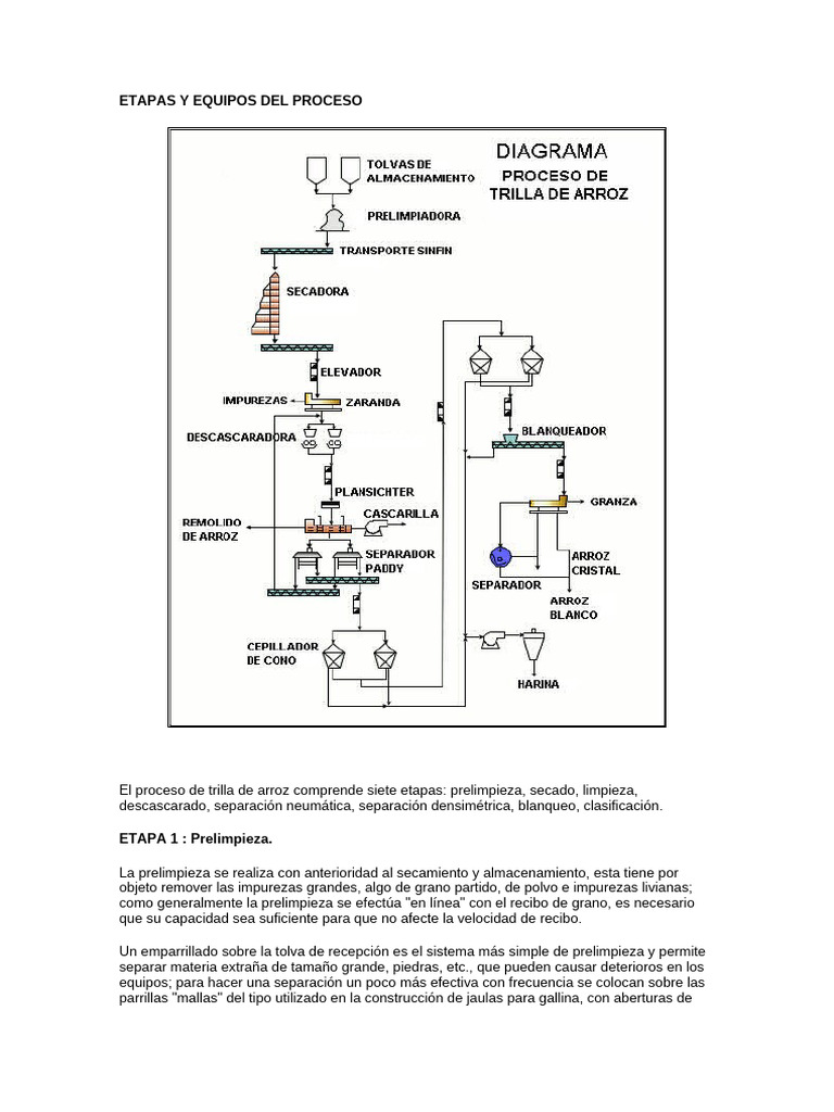Etapas y Equipos Del Proceso | PDF