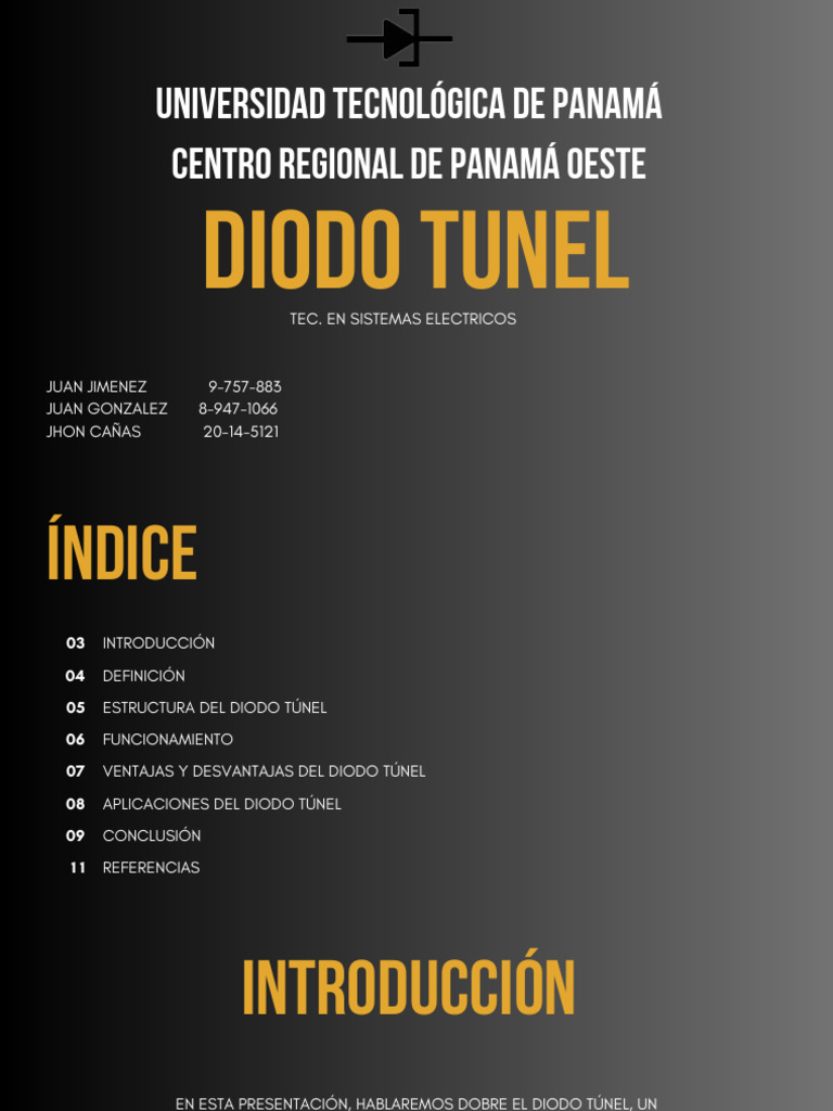 Diodo Túnel | PDF