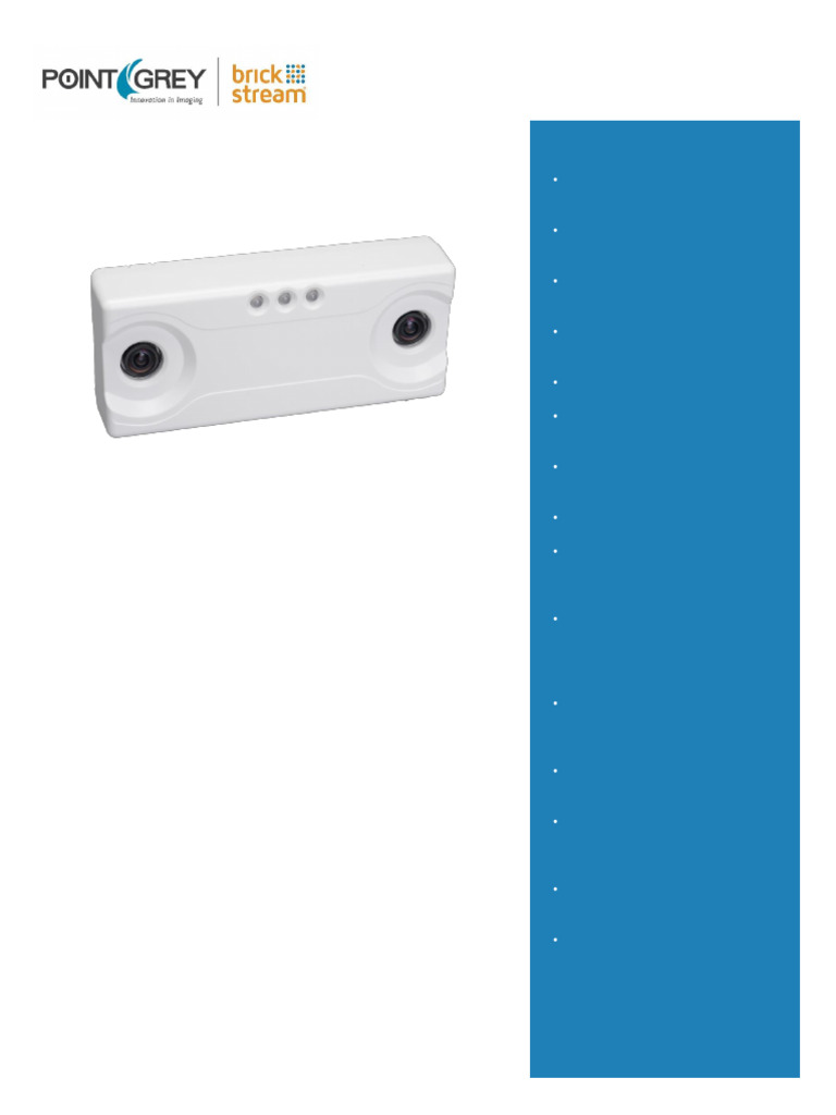 Brickstream Sensor 3d | PDF