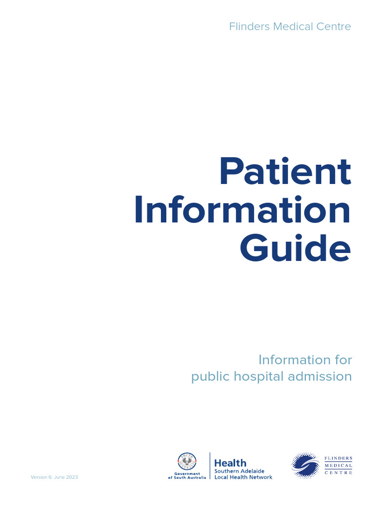 Patient Information Guide Flinders Medical Centre | PDF