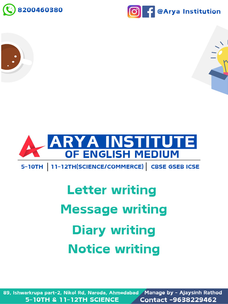 6-8-EG - Letter-Message-Diary-Notice | PDF